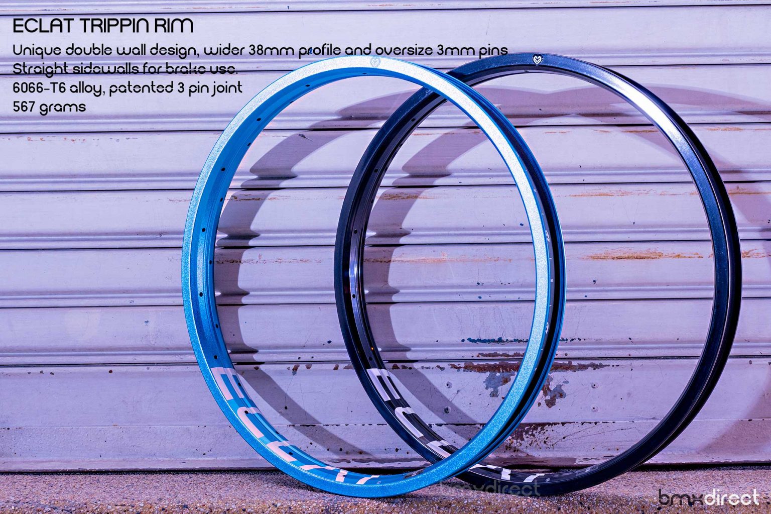 Eclat Trippin Rim - Black ⋆ BMX DIRECT